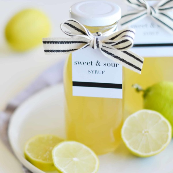 Easy Homemade Sour Syrup Mix - Boxwood Ave.