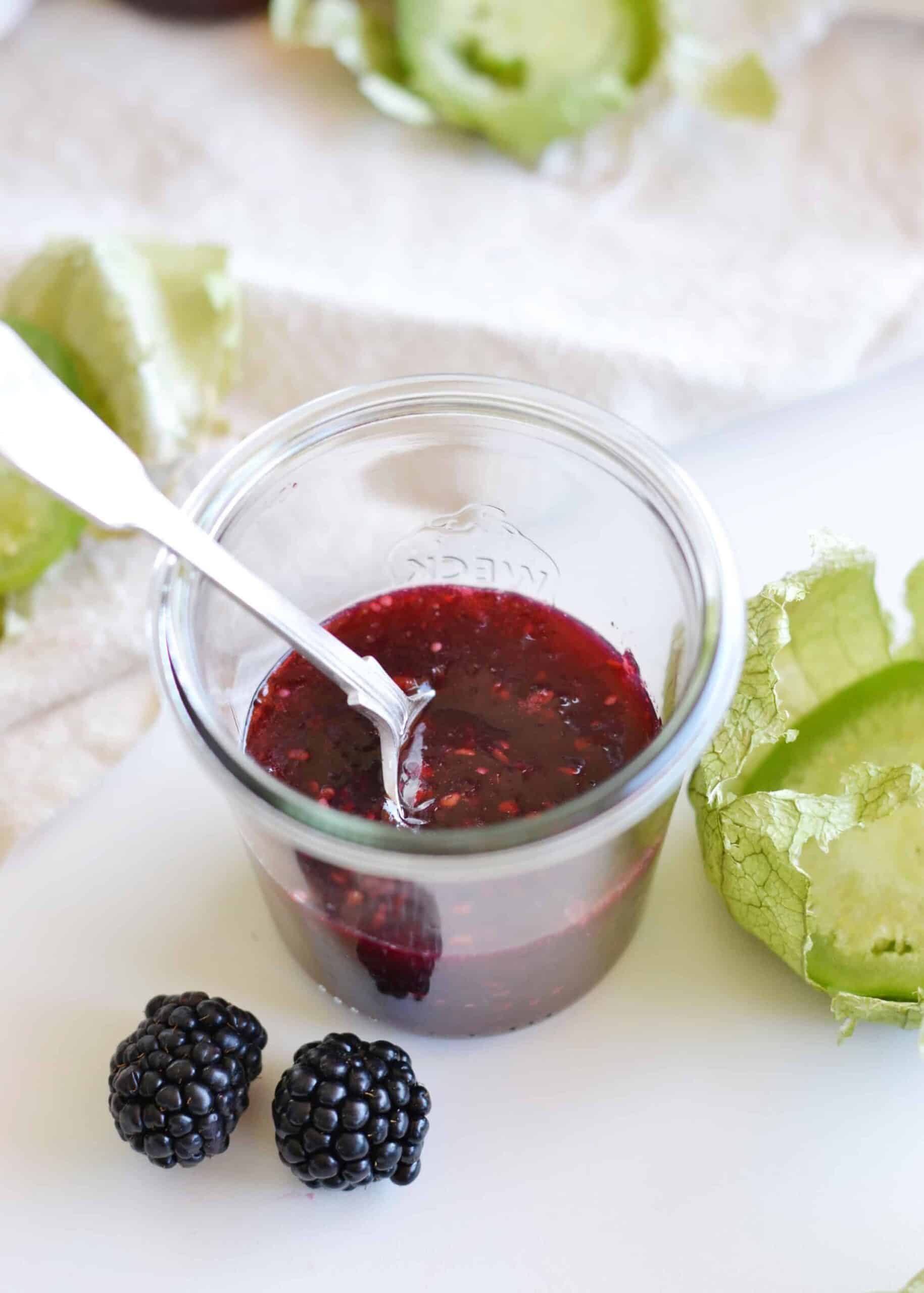 Blackberry Tomatillo Preserves - Boxwood Ave.