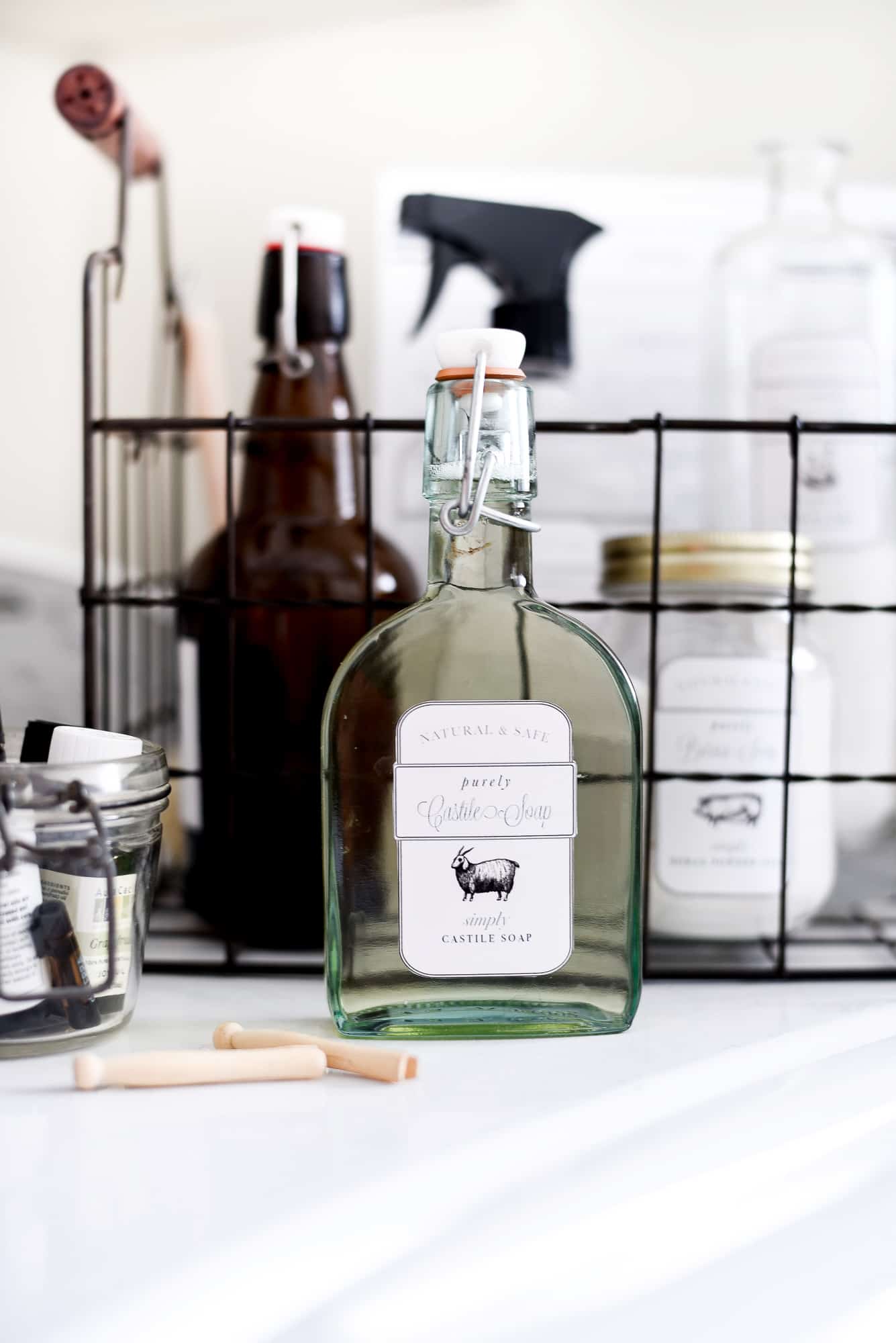 Free Printable Labels for DIY Natural and Safe Cleaning Products ...