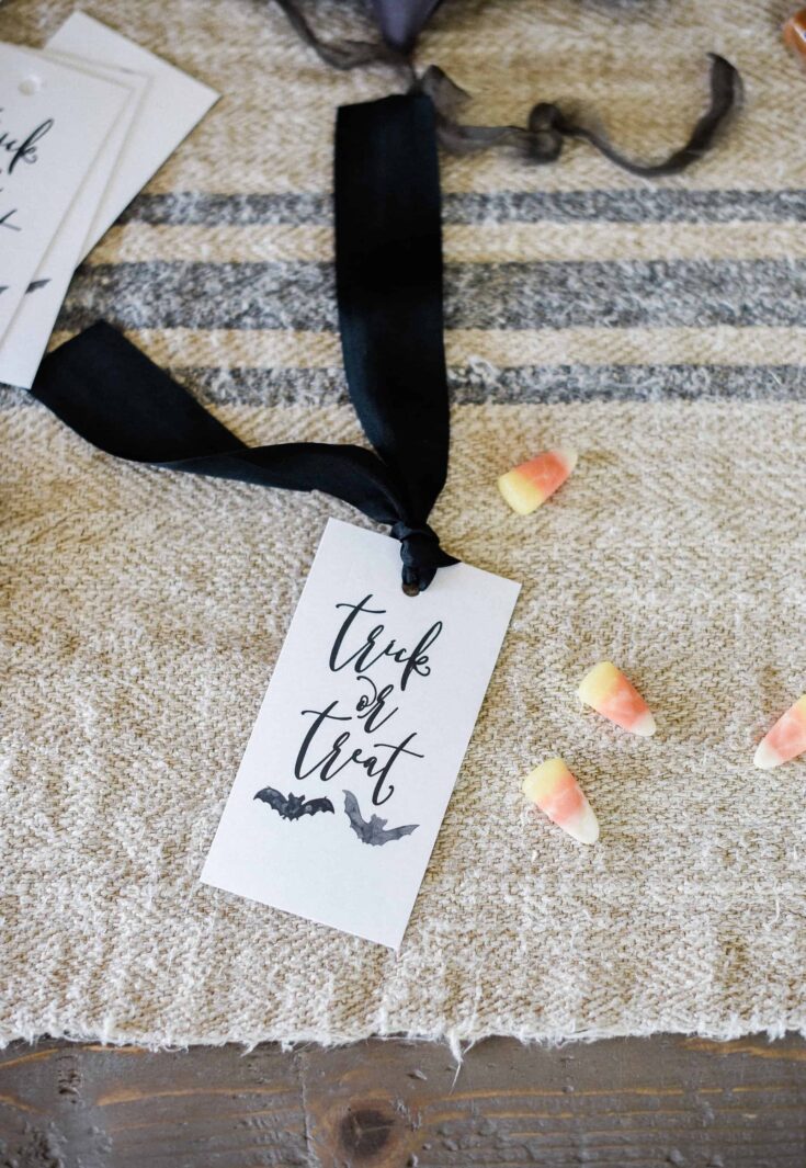 Halloween Trick-or-Treat Tags - Boxwood Ave.