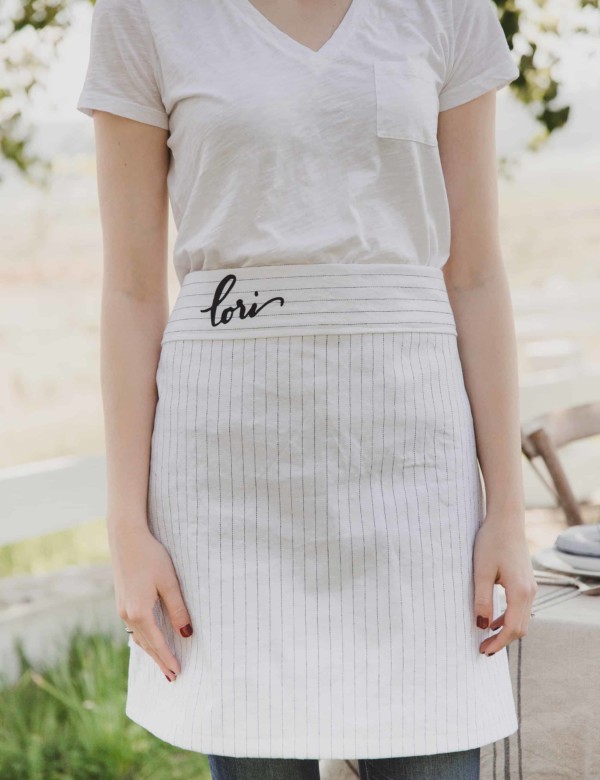 DIY Three Thread Rolled Hem Napkin using Serger