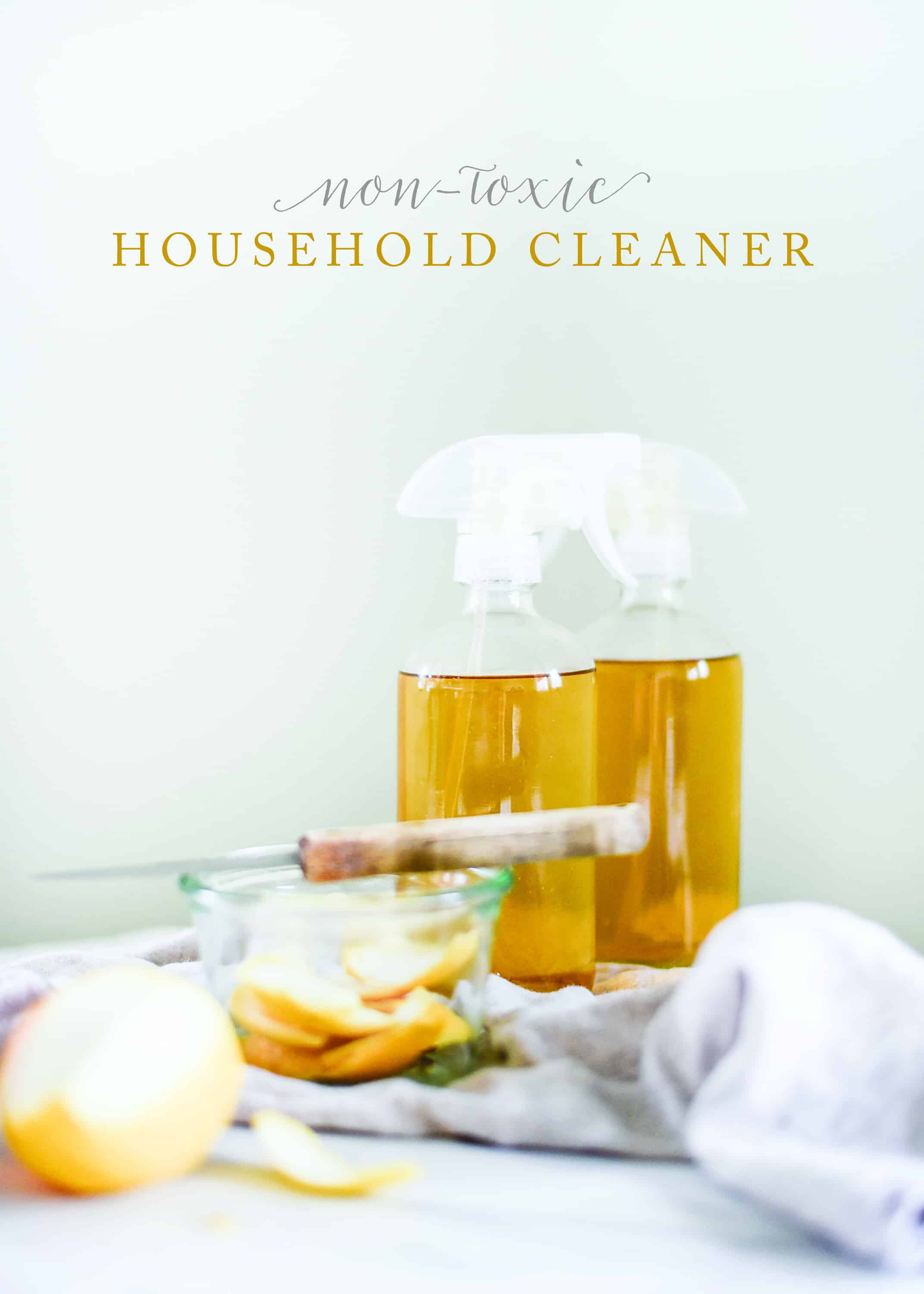 How to Make Non-Toxic Homemade Kitchen Cleaner - Boxwood Ave