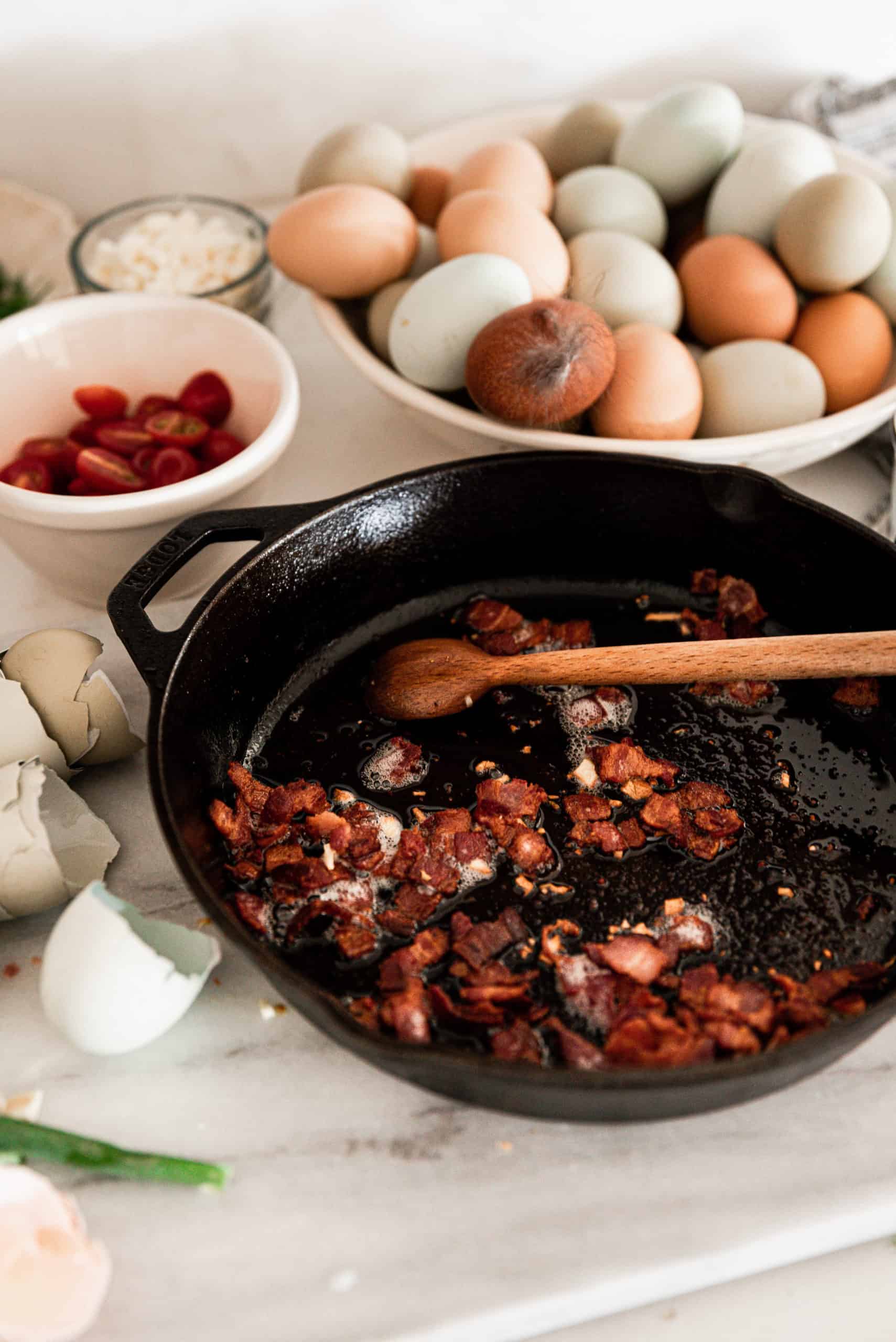 Basic Frittata Recipe with Whatever You Have On Hand!