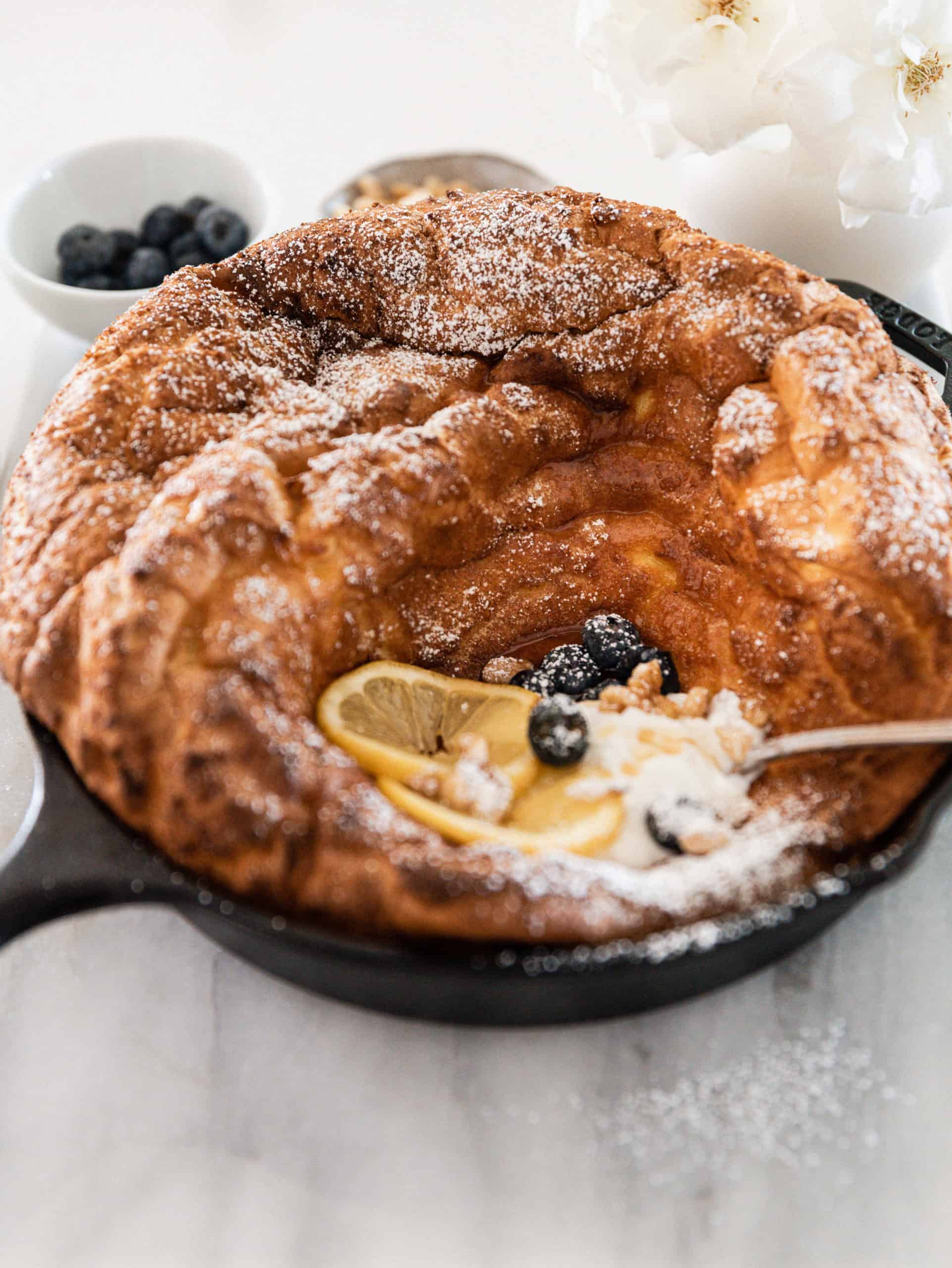 The Fluffiest Dutch Baby Pancake {Tips & Tricks for Perfection!}