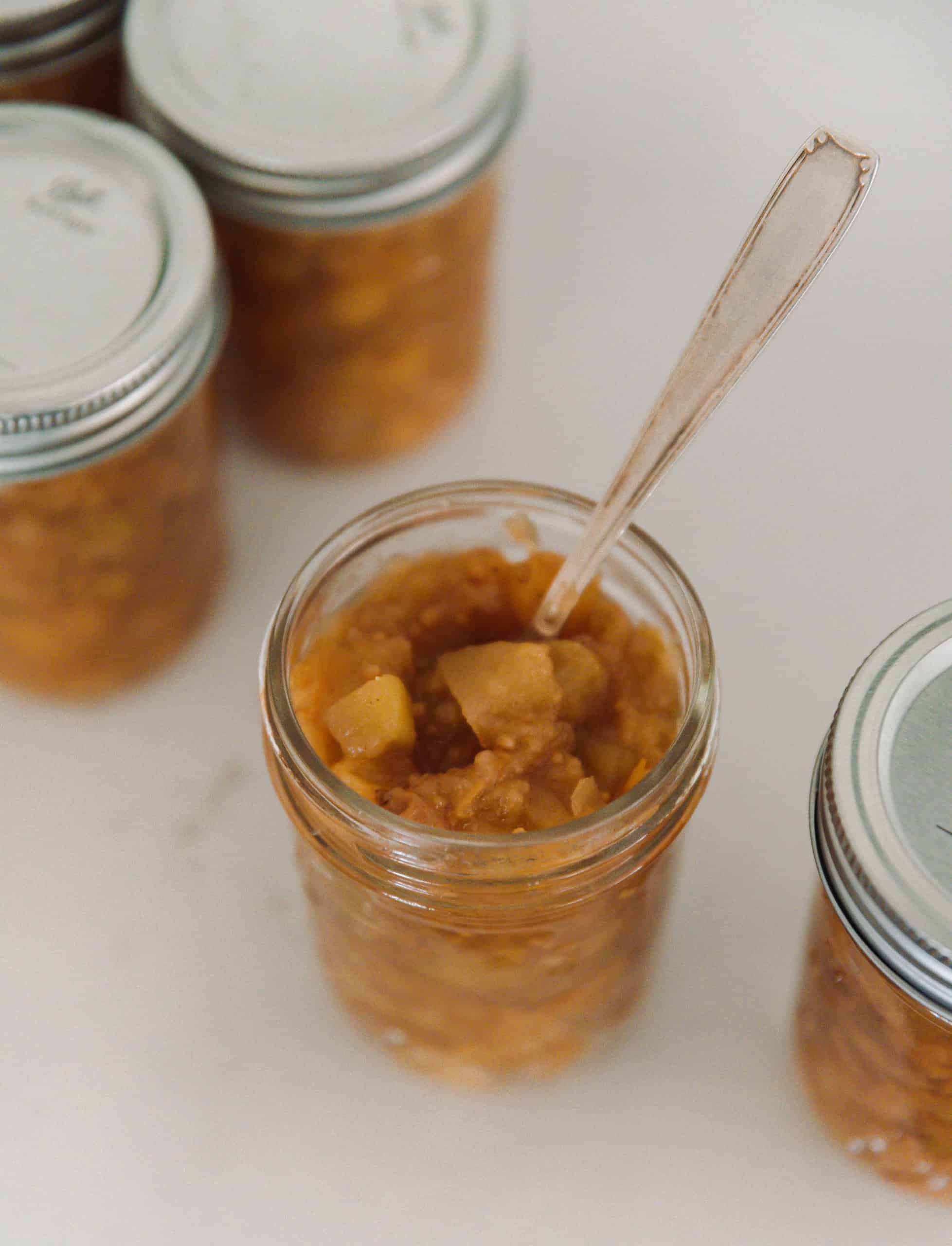 Sweet Yellow Tomato Chutney Preserves