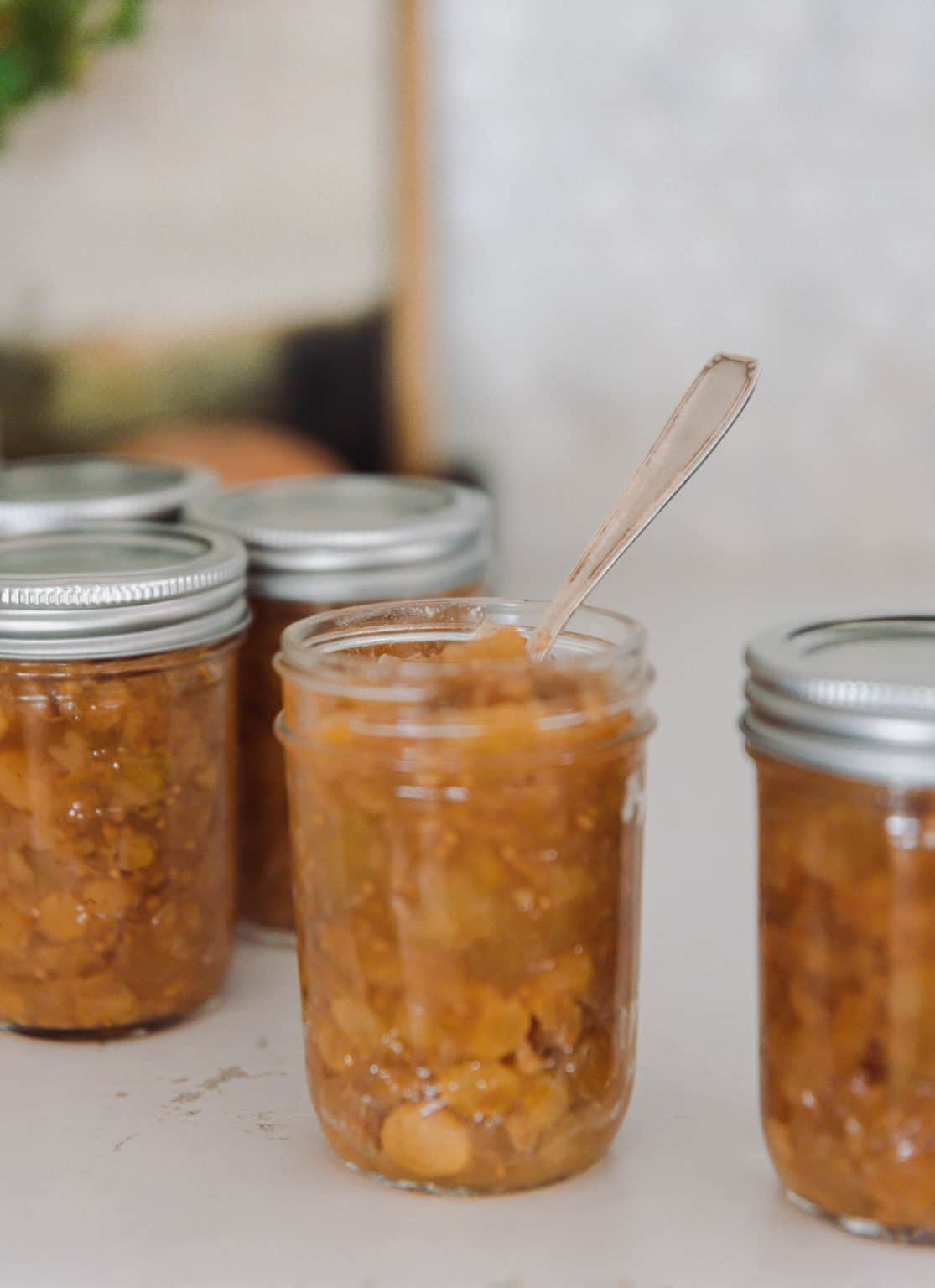 Sweet Yellow Tomato Chutney Preserves