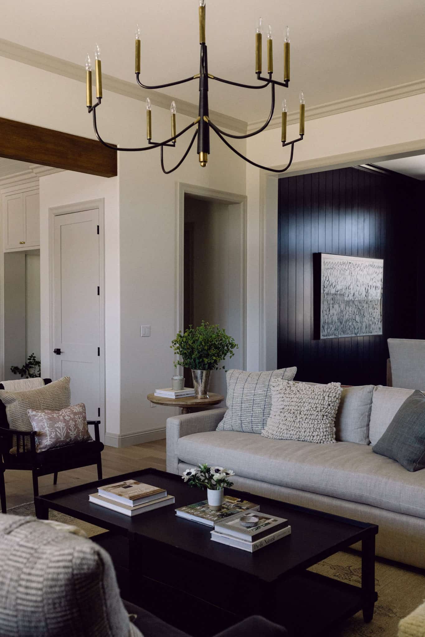 Transitional Living Room Design with Sources