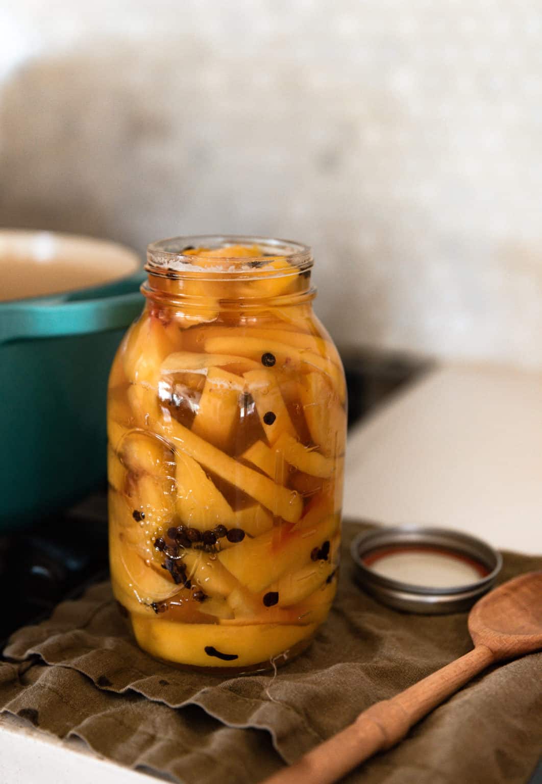 Honey Spiced Peaches